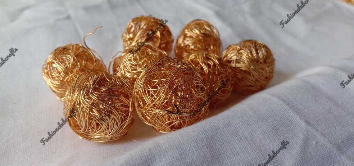 5 Pieces Metal Ball Shape Crafting Material Jewellery Making Keychain ...