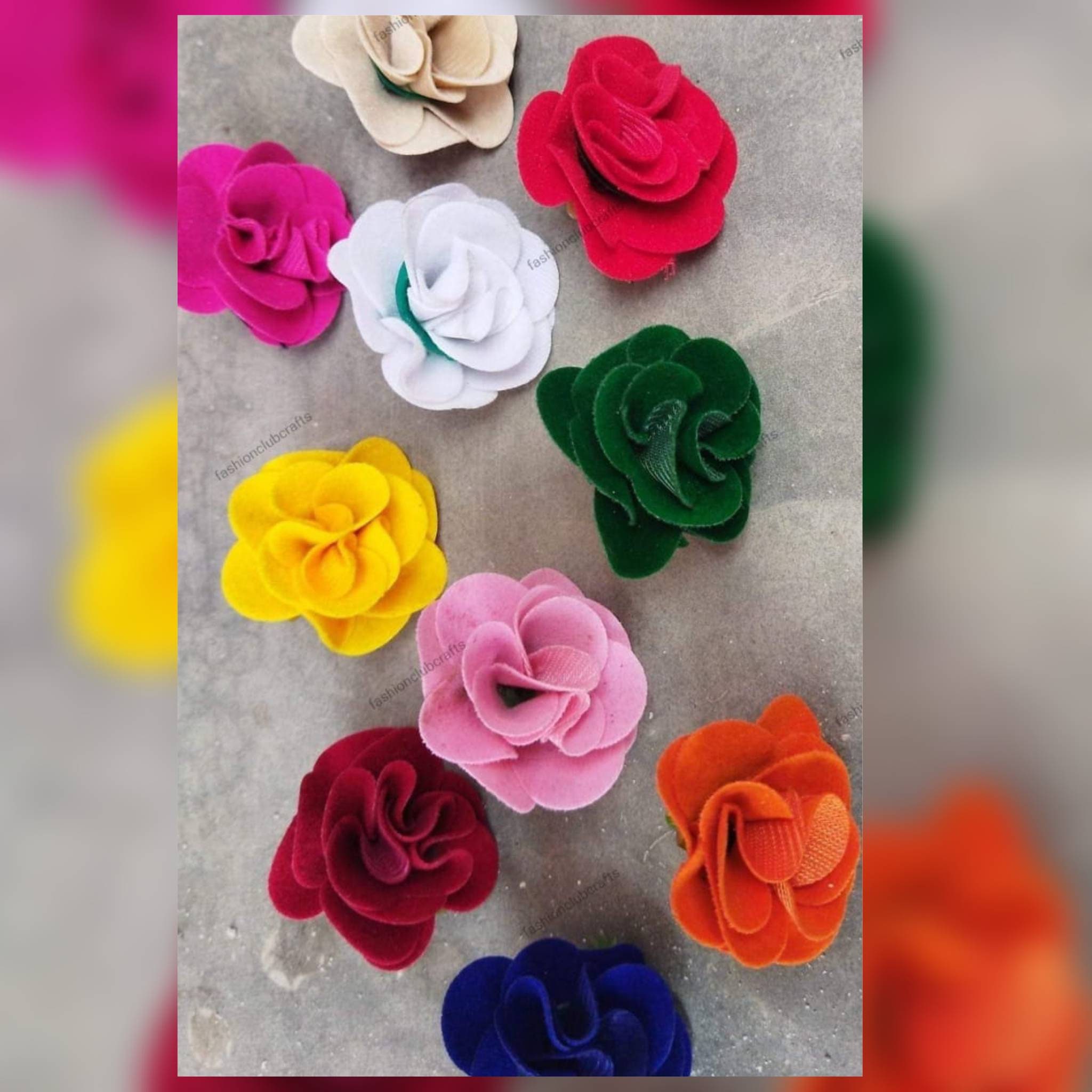 10 Piece Velvet Flower Artificial Flower Real Looking - Etsy