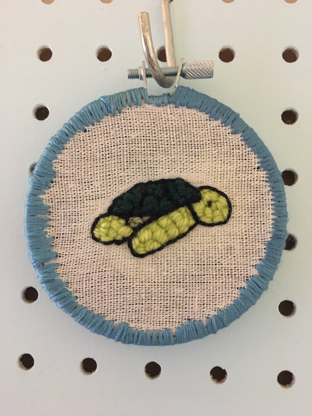 Tiny Tim the Turtle Punch Needle Art - Etsy