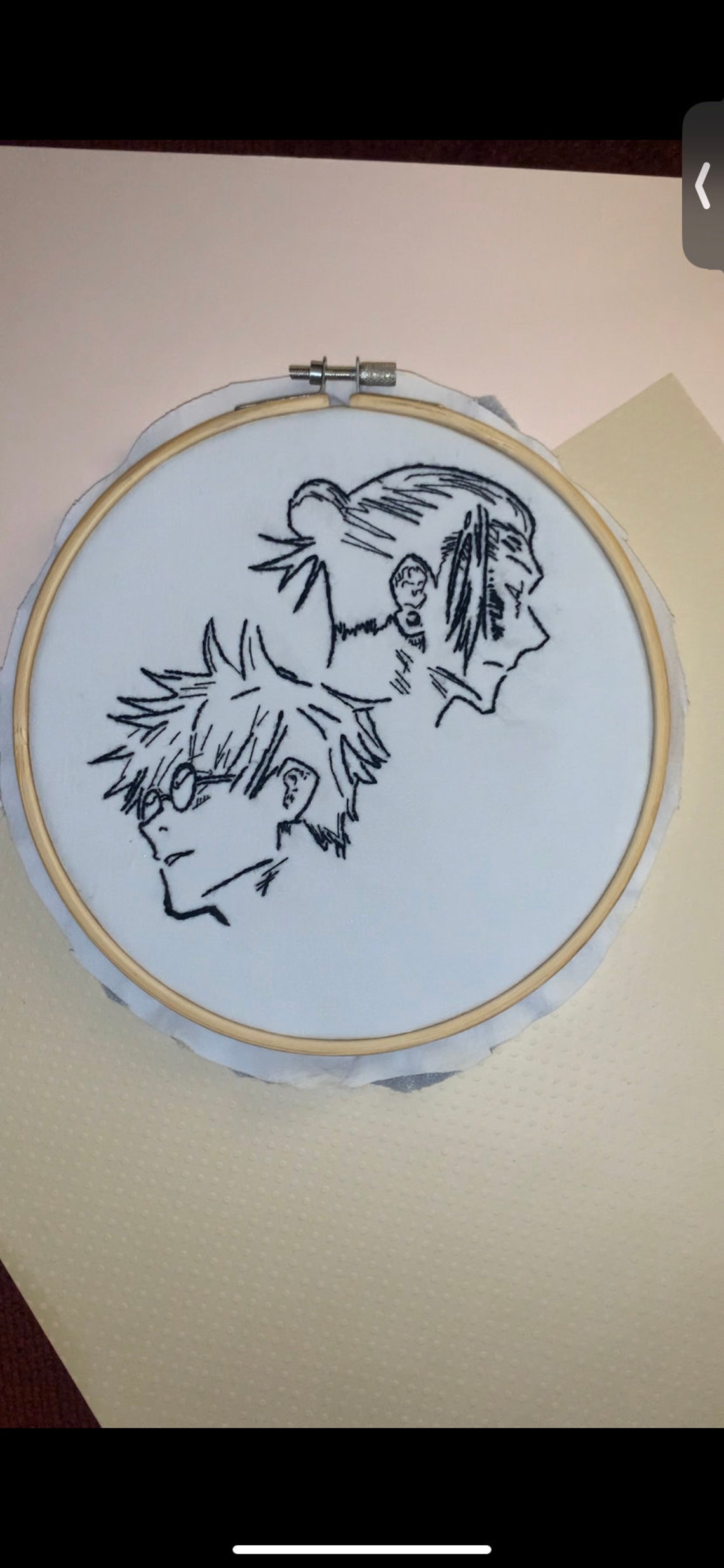 Gojo Satoru and Geto Suguru Manga Embroidery Jujutsu Kaisen SATOSUGU - Etsy