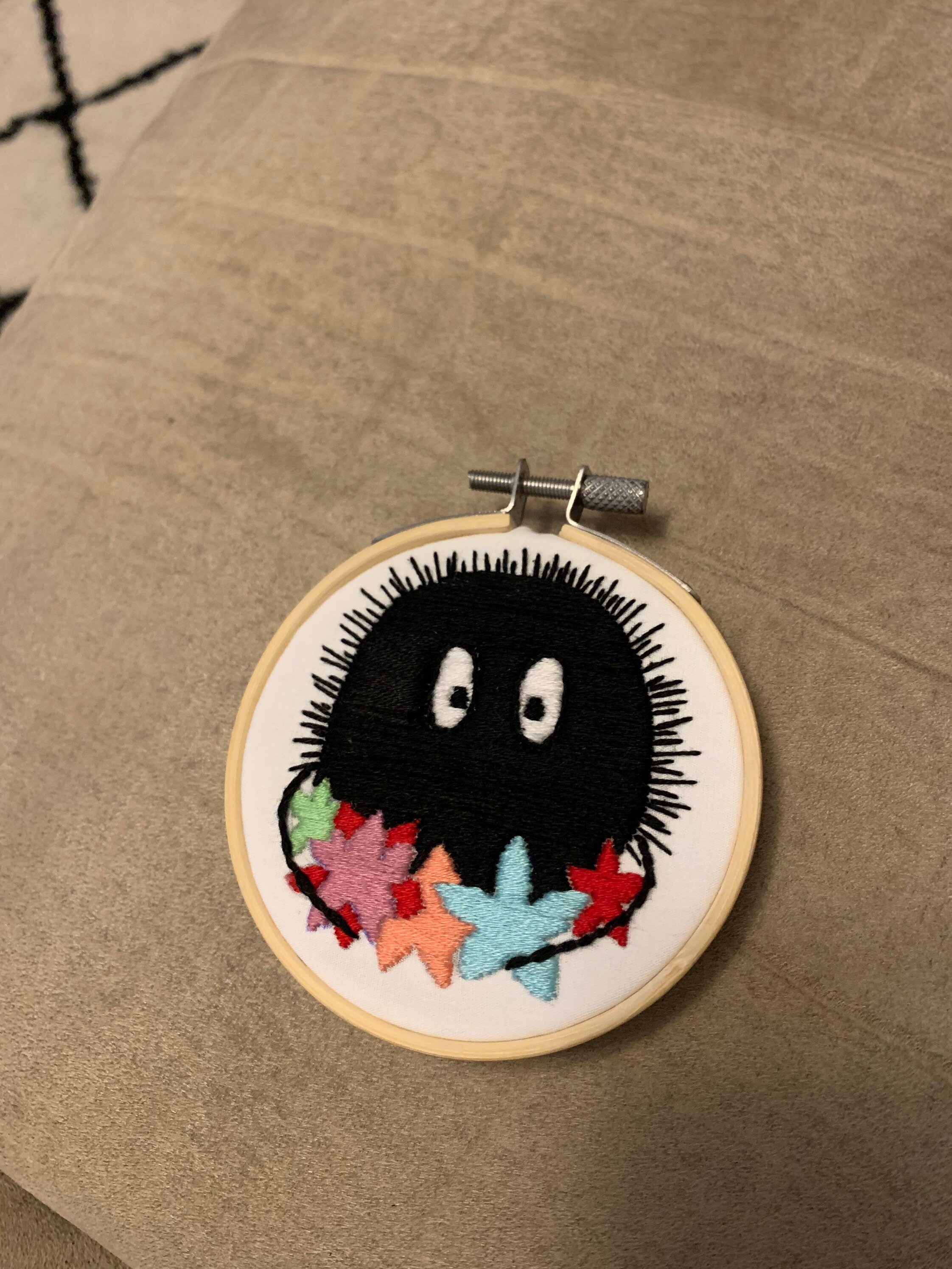 Soot Sprite Studio Ghibli Custom Made Embroidery - Etsy