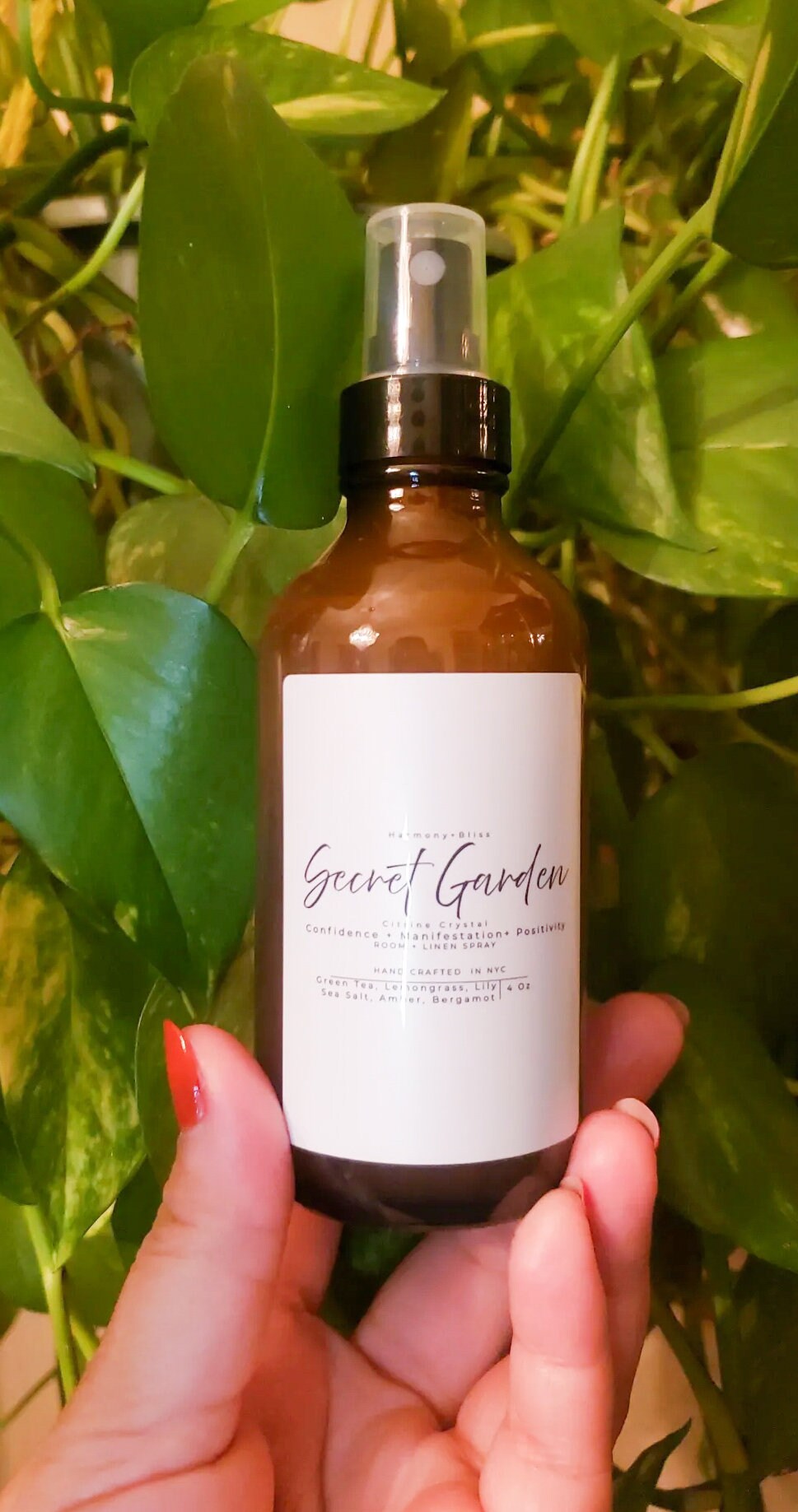 Secret Garden Spiritual Protection Spray Room Spray Crystal Infused ...