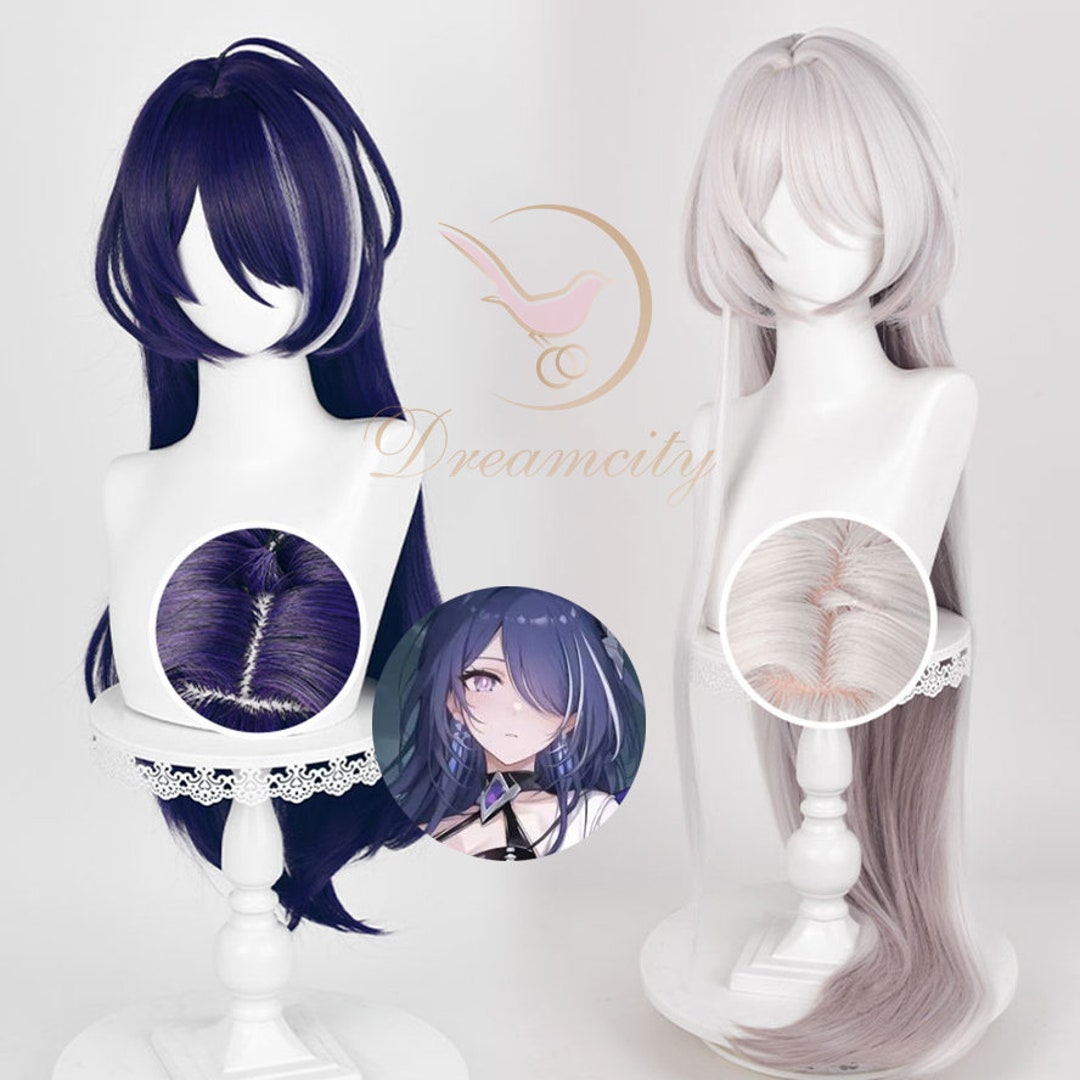 Honkai: Star Rail Acheron Wig Handmade Woventwo Colors of Wigs-deep ...