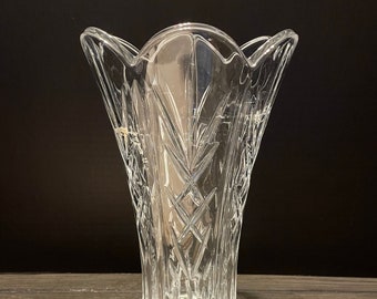 Illusion 24% Lead Crystal Vase by Samobor - Etsy