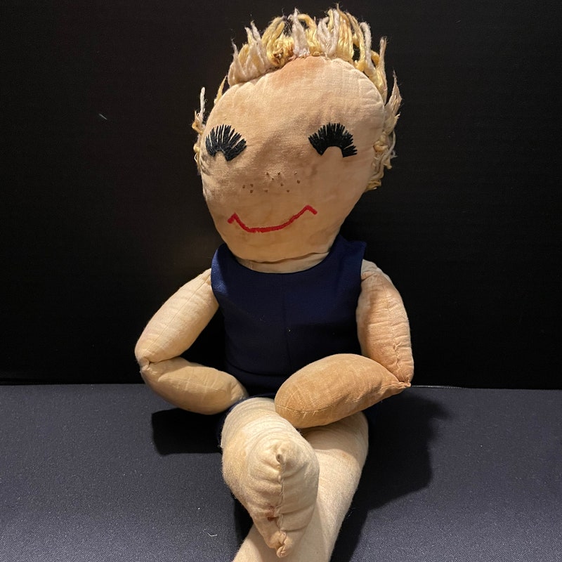 Primitive Rag Doll - Etsy