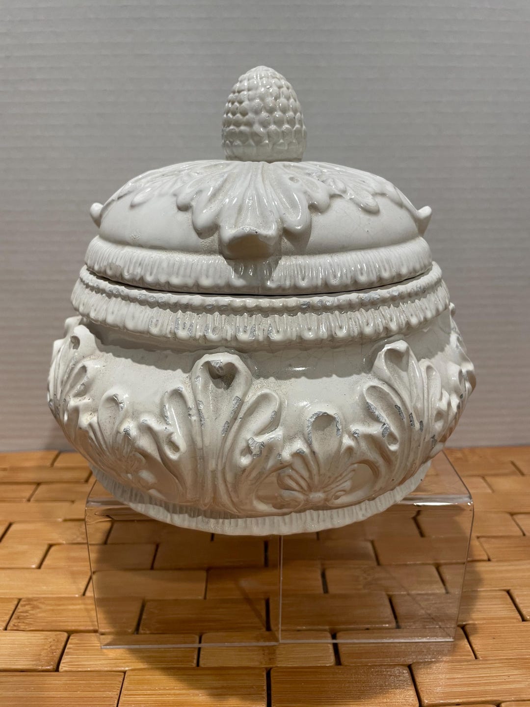 1970’s Ganz Ceramic Boudoir Jar With Lid - Etsy