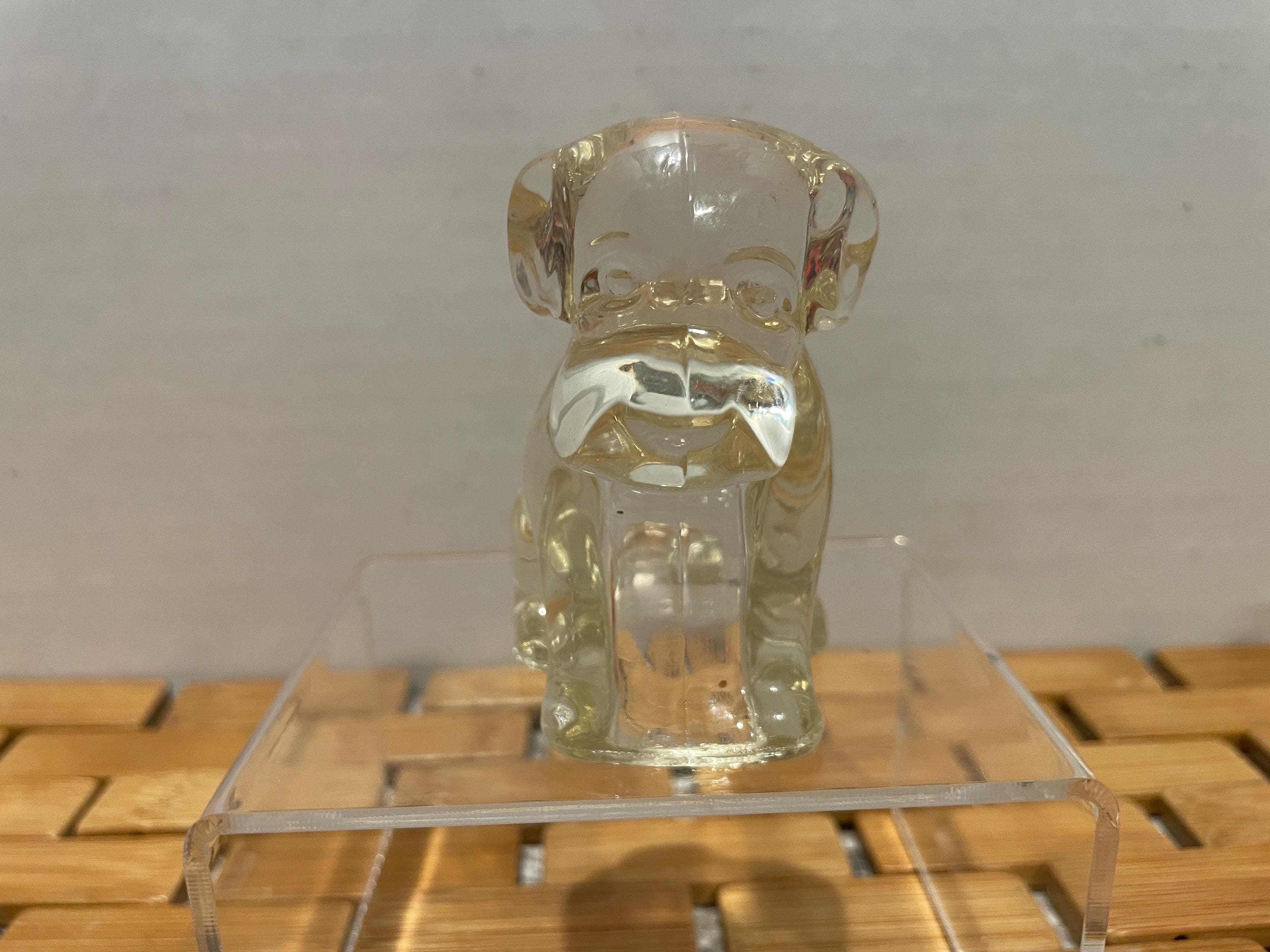 1940’s Federal Glass Mopey Puppy Dog Candy Container - Etsy