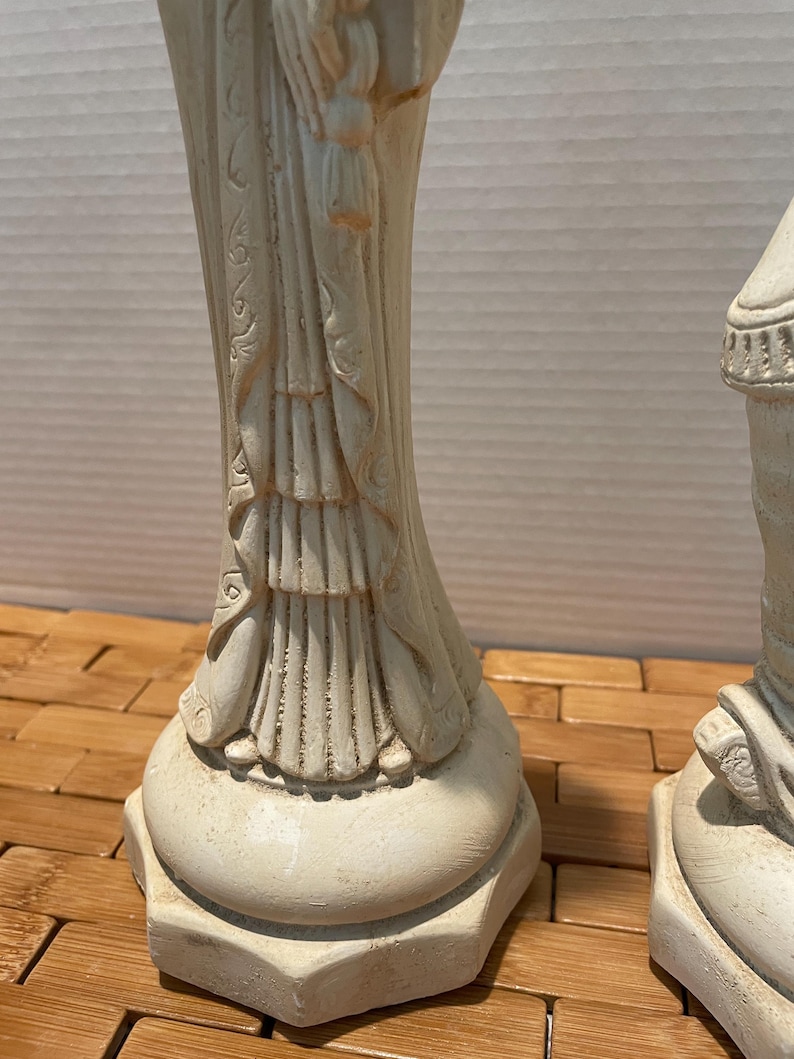 Vintage Plaster Emperor & Empress Statues - Etsy