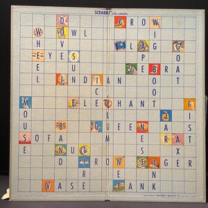 1958 Scrabble for Juniors Game - Etsy