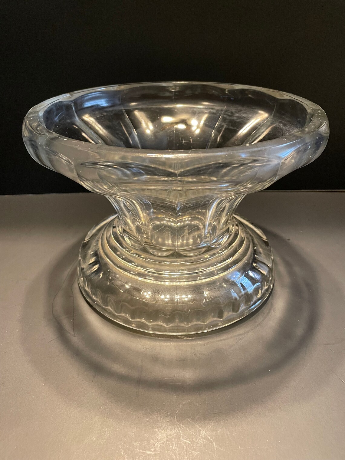 1900 Colonial Flute Glass Bowl - Etsy
