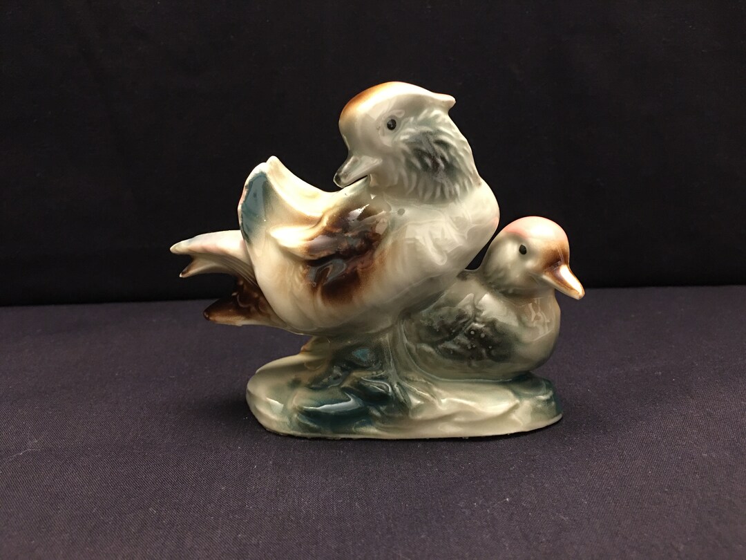 Vintage Duck Figurine - Etsy