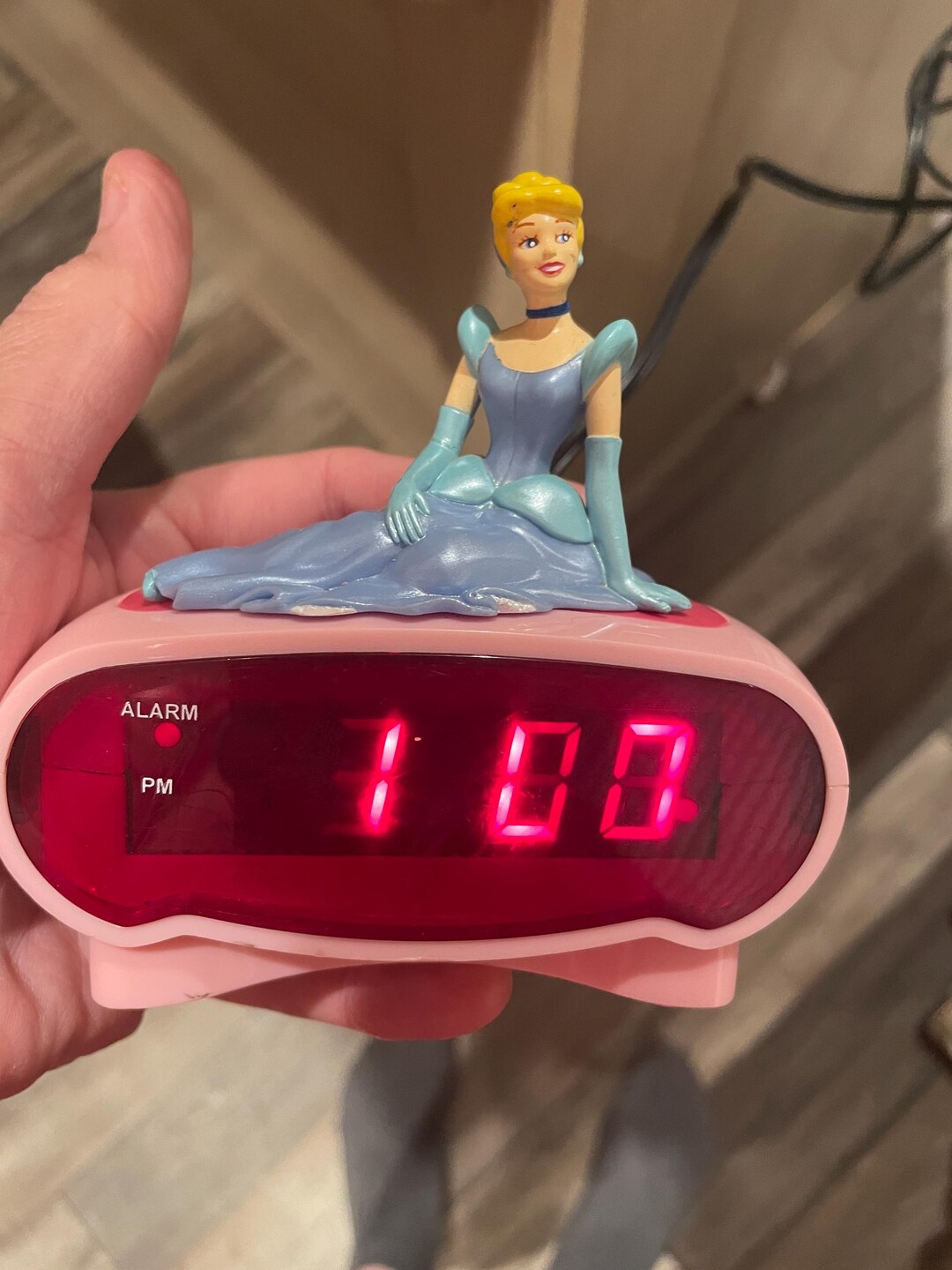 Vintage Disney Cinderella Digital Clock - Etsy