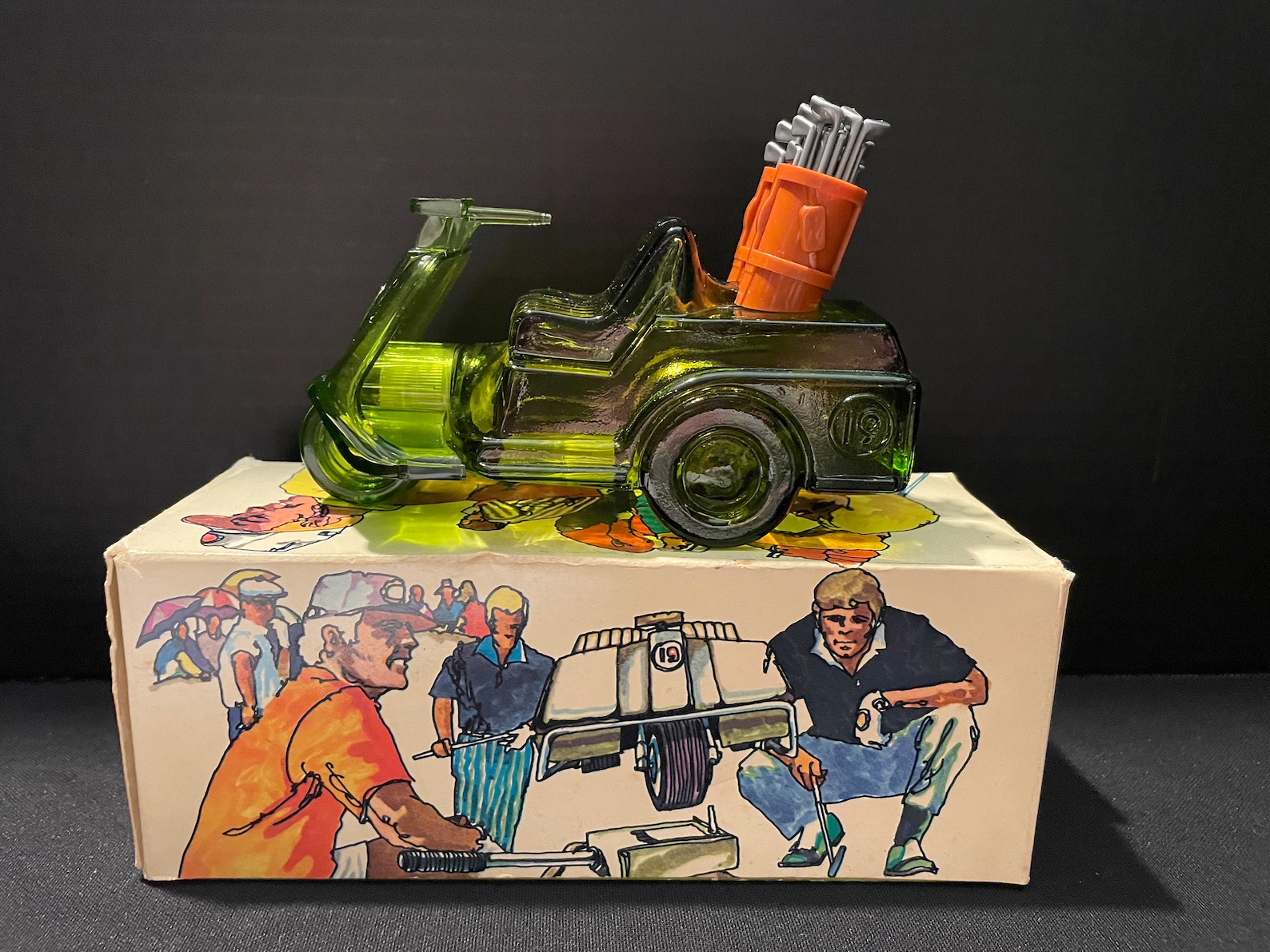 1980's avon Open Golf Cart After Shave Bottle - Etsy