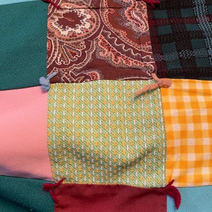 Vintage Handmade Patchwork Quilt - Etsy