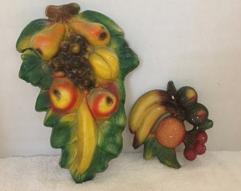 Chalkware Fruit | Etsy