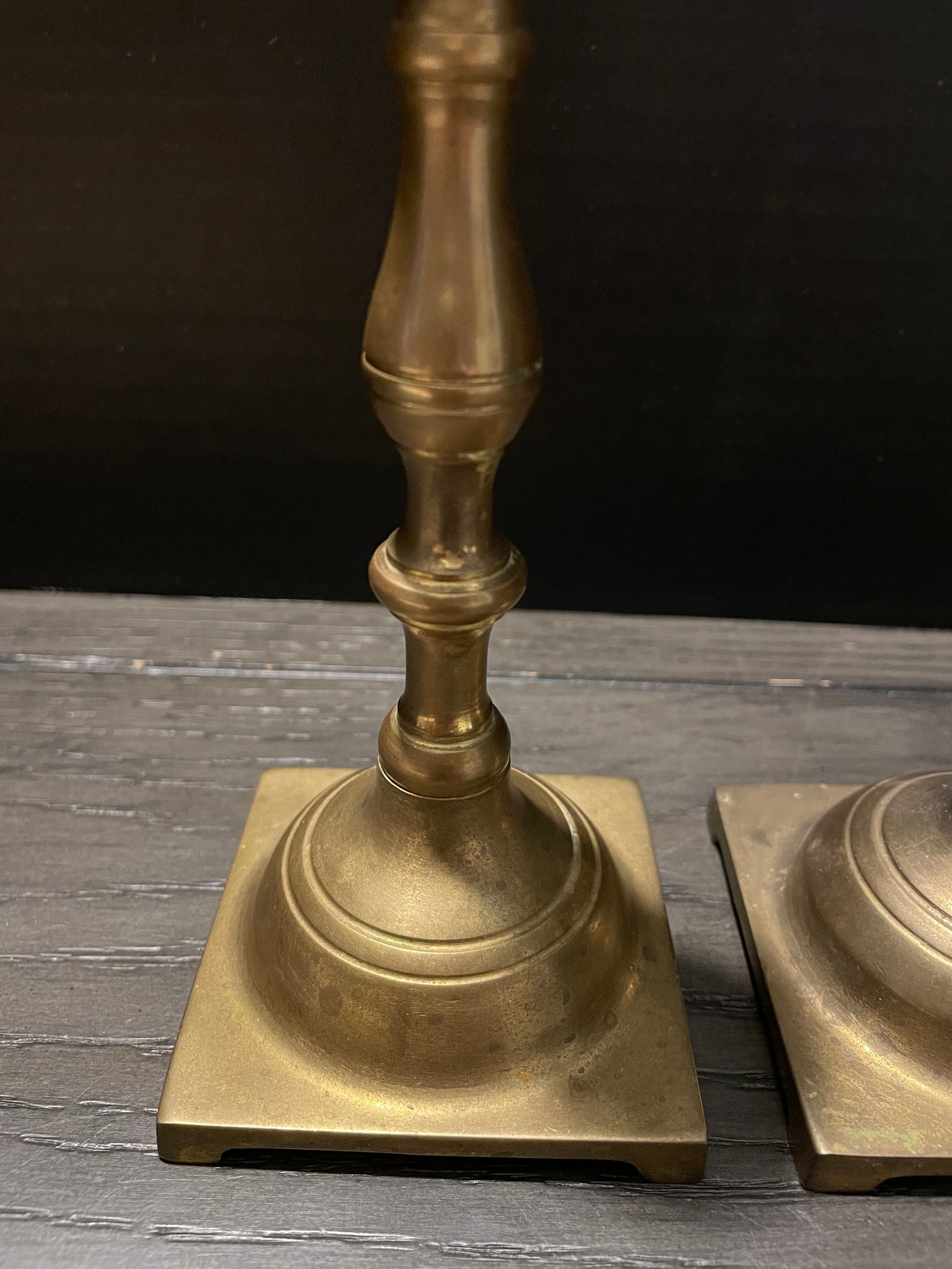 Vintage ADG Brass Candlesticks - Etsy