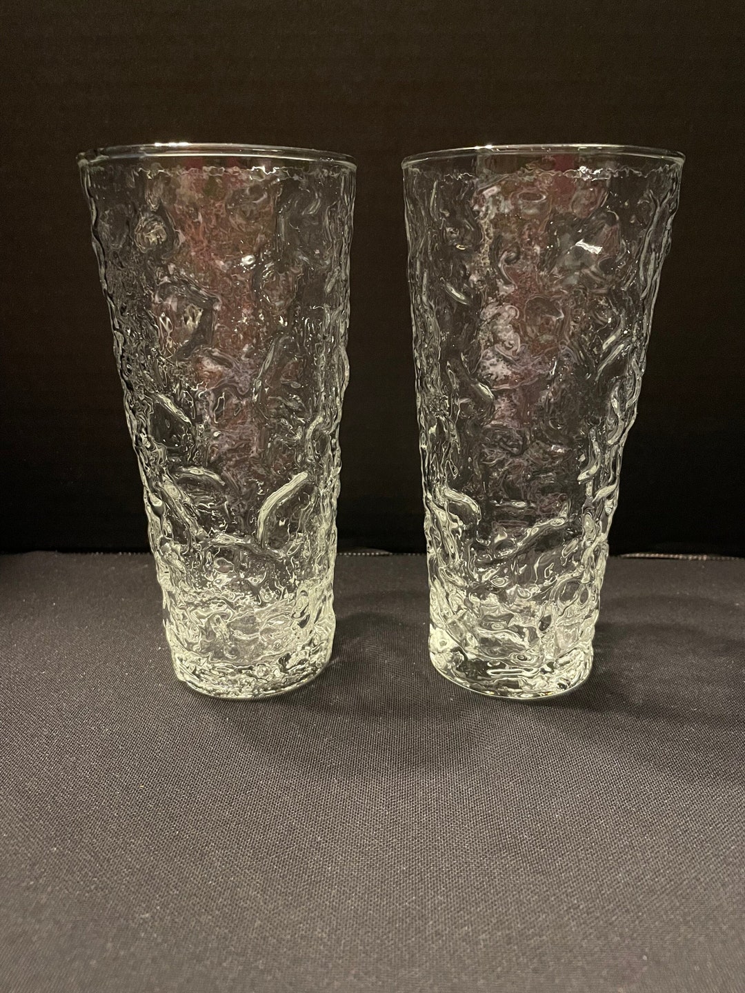 1960 Anchor Hocking Lido Milano Textured Tumblers - Etsy