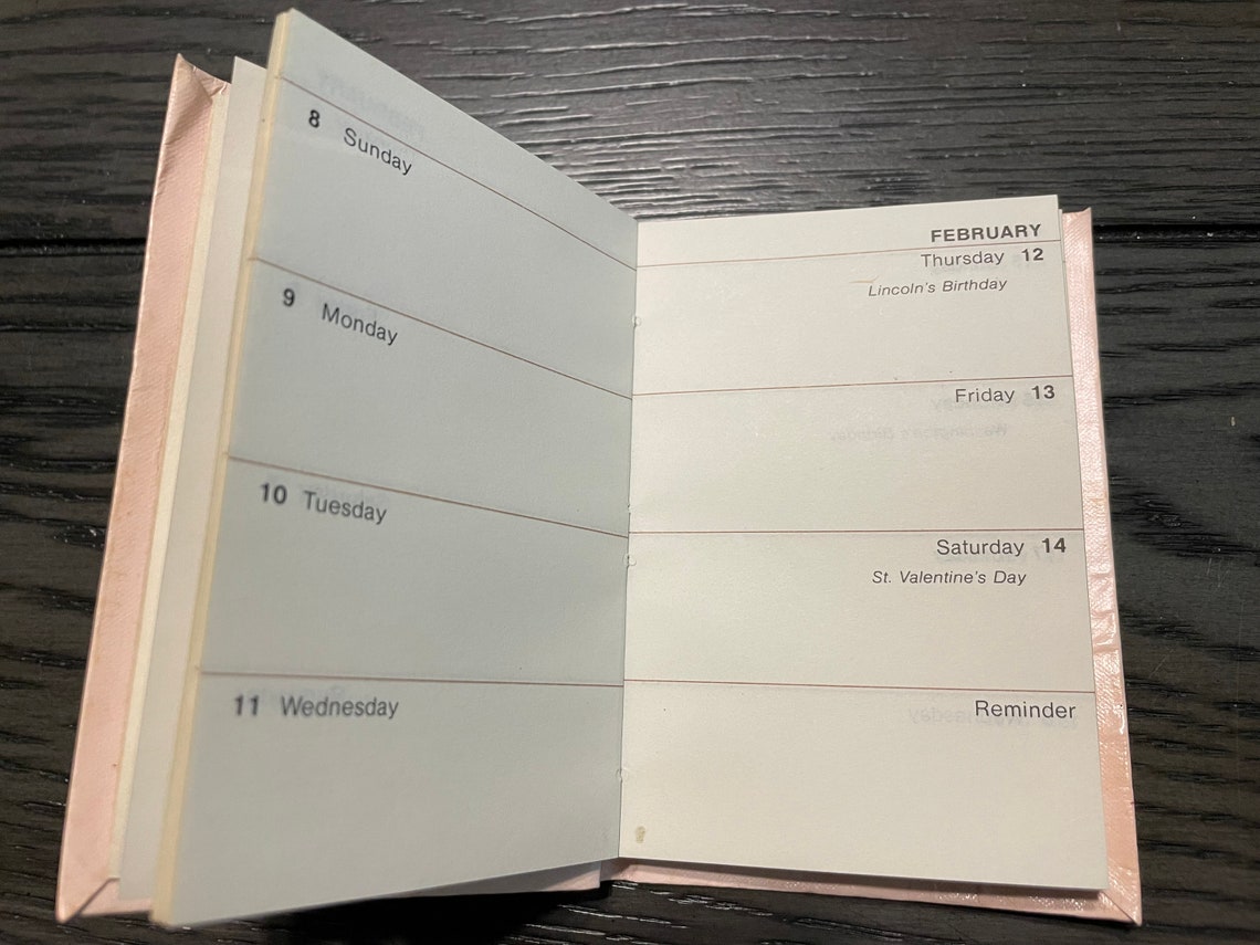 1976 Hallmark Diary - Etsy