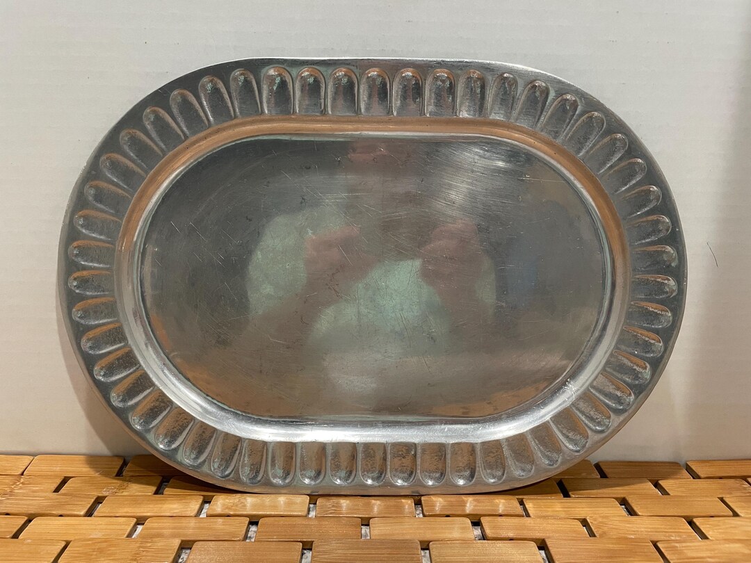 Vintage Wilton Armetale Pewter Platter - Etsy