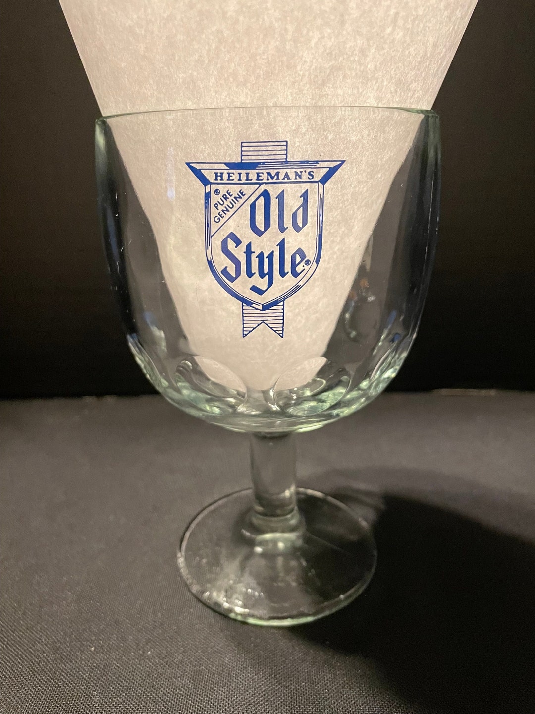 Vintage Glass Heileman's Old Style Beer Mug - Etsy