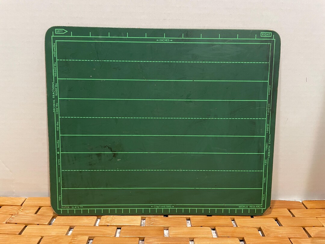 1970’s Mini Green Chalkboard - Etsy