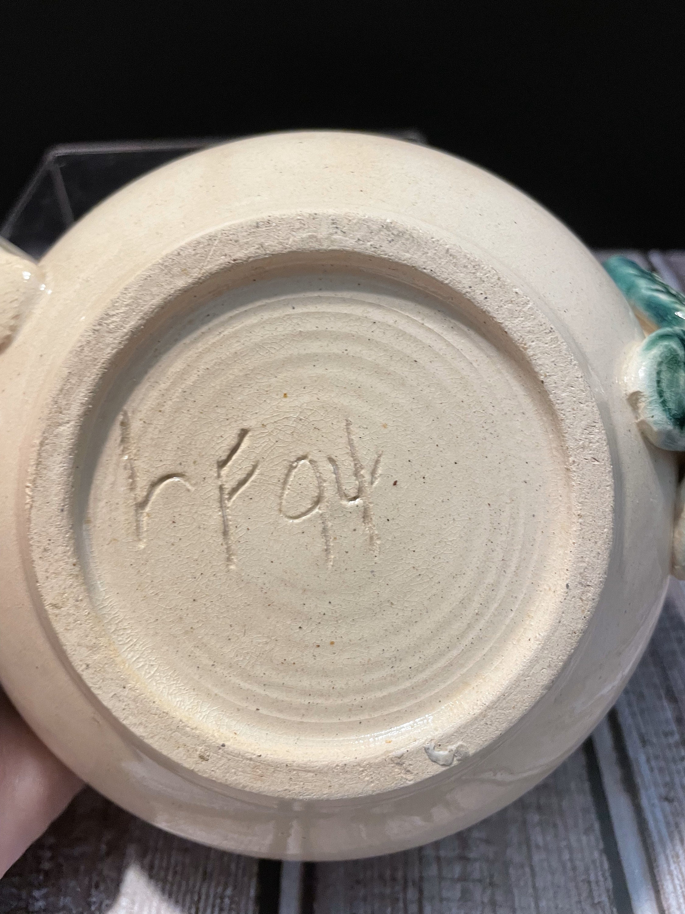 1994 Handmade Large Cup With Tortoise - Etsy
