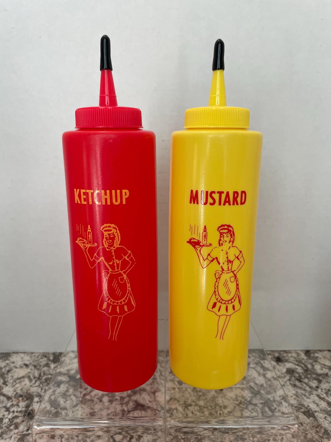 Plastic Squeezable Ketchup & Mustard Containers - Etsy