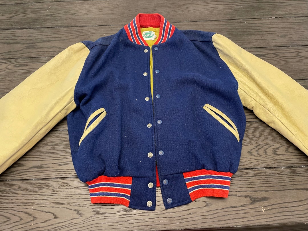 Vintage High School Bomber Jacket - Etsy
