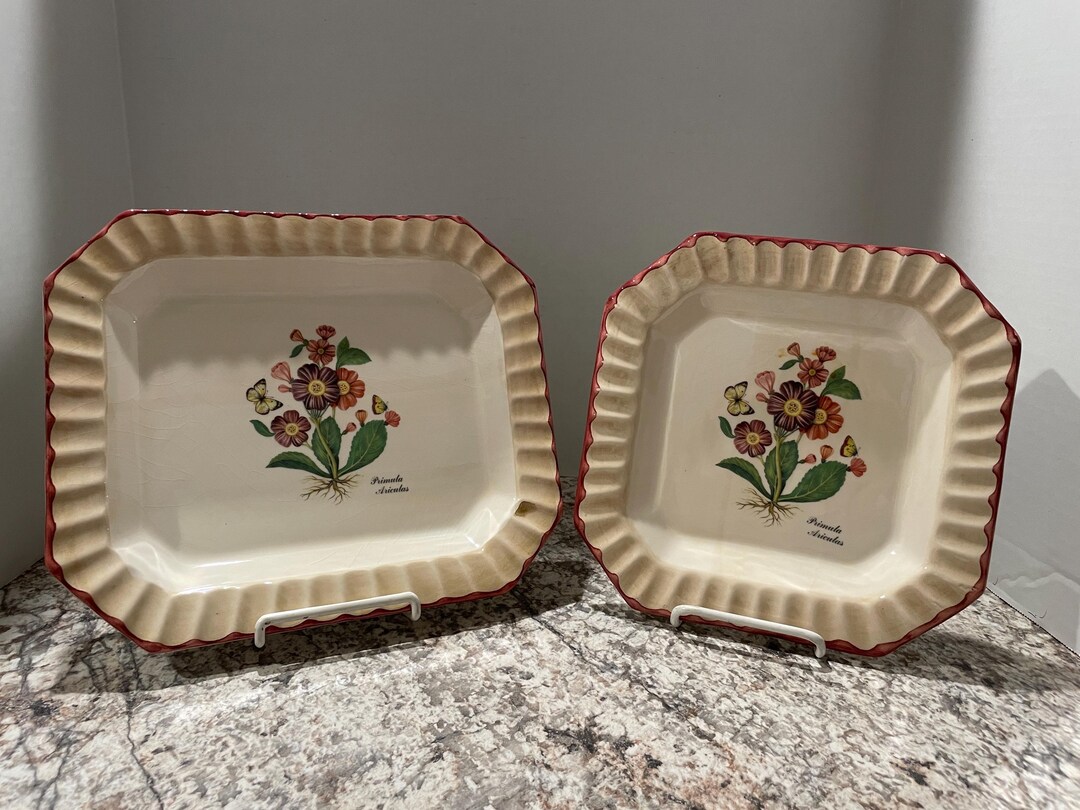 Vintage Due Torri Ceramic Plates - Etsy