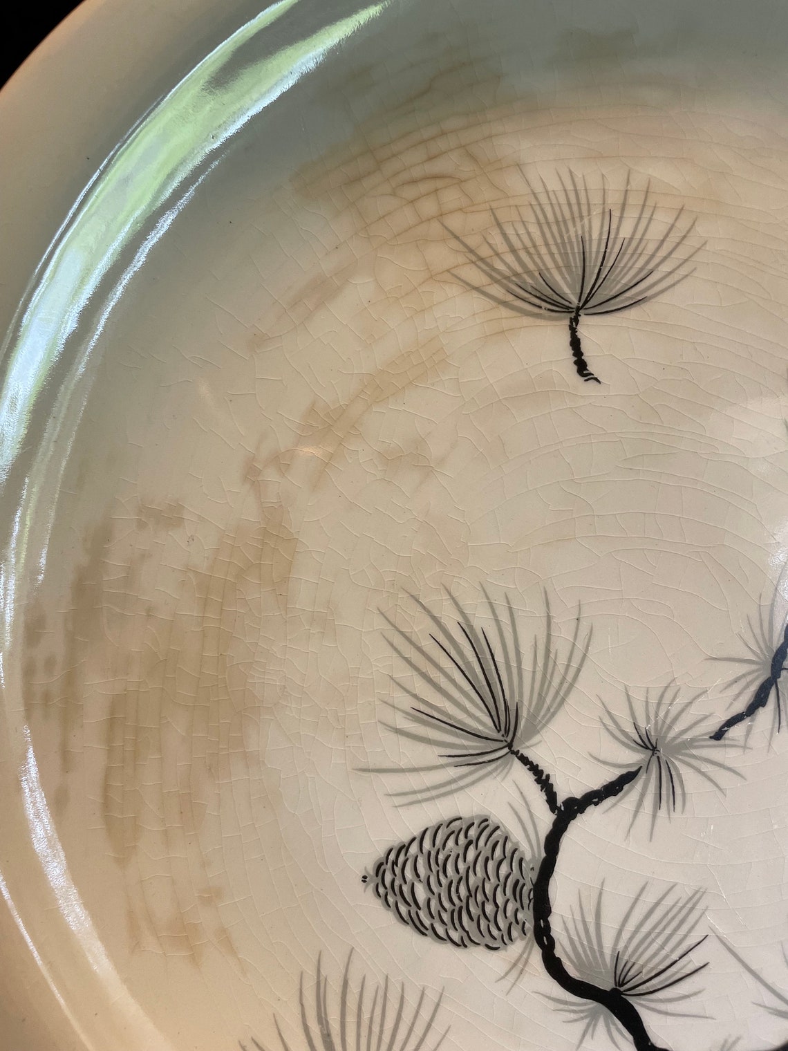 Vintage Harkerware Pottery Platter - Etsy