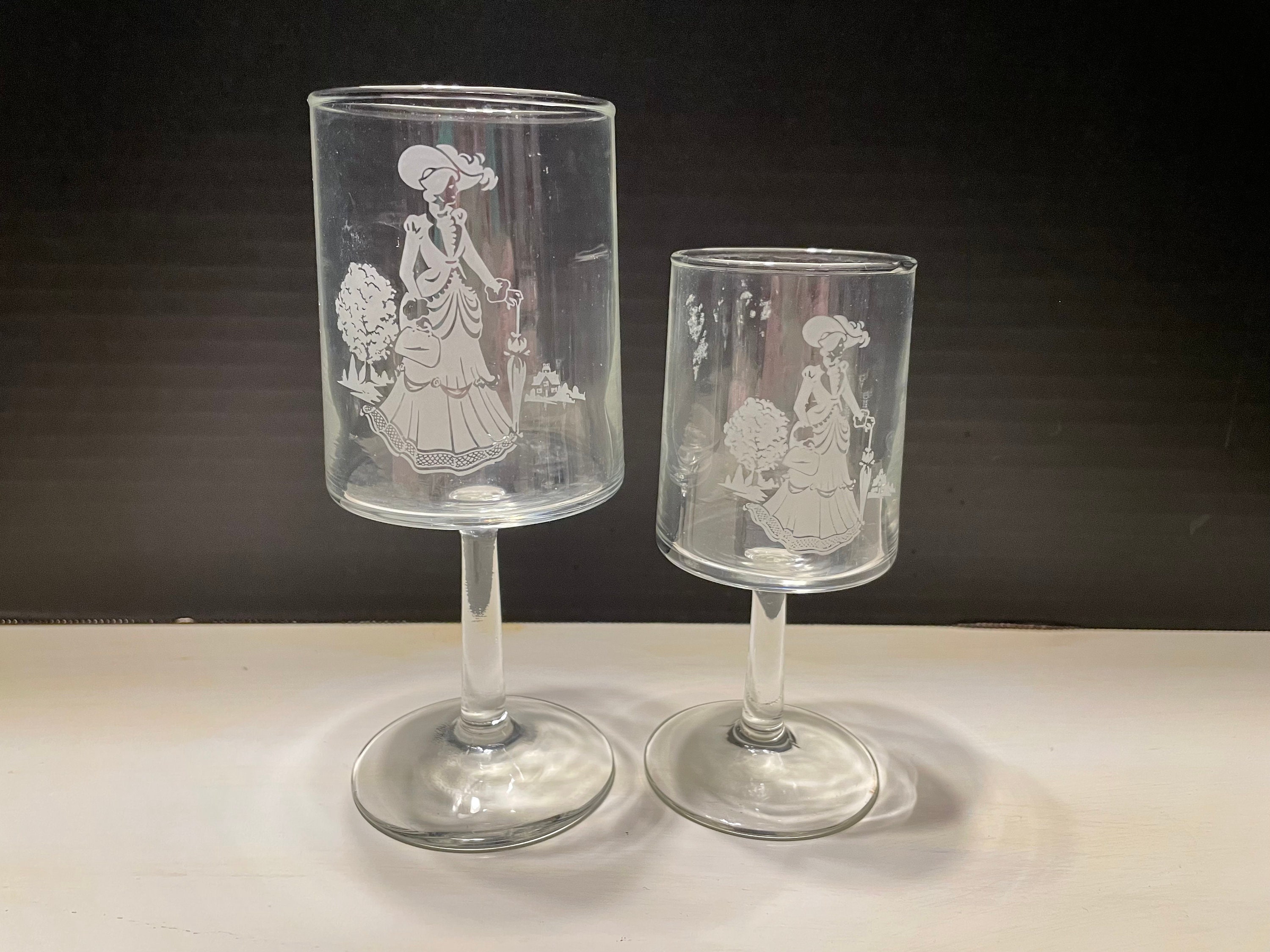 1970's AVON Mrs. Albee Drinking Glasses - Etsy