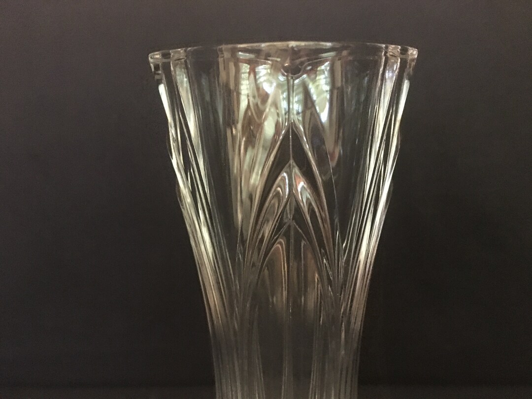 Vintage Crystal D'arques France Vase - Etsy