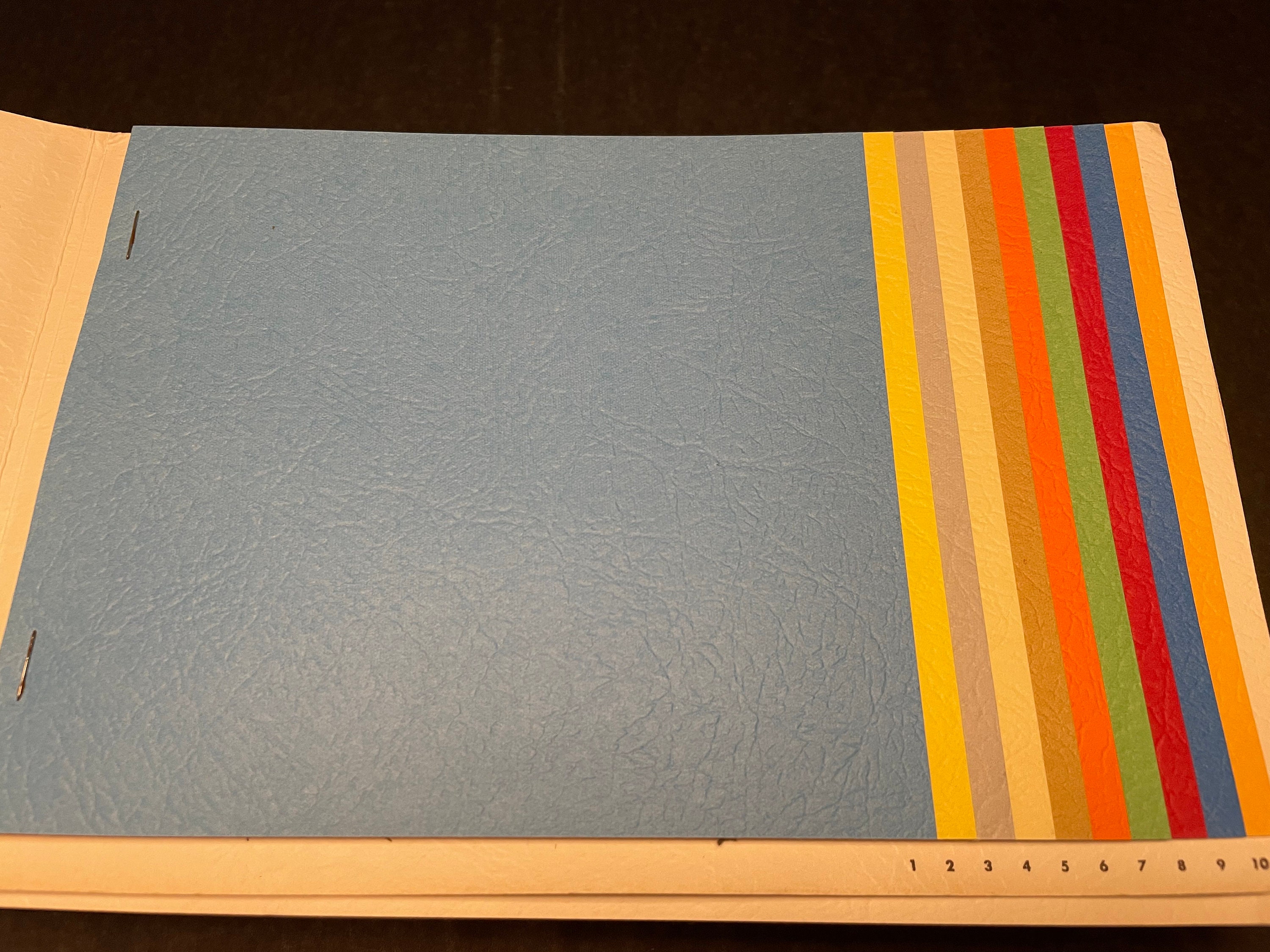 Vintage Salesman Booklet of Leather Embossed Papers - Etsy