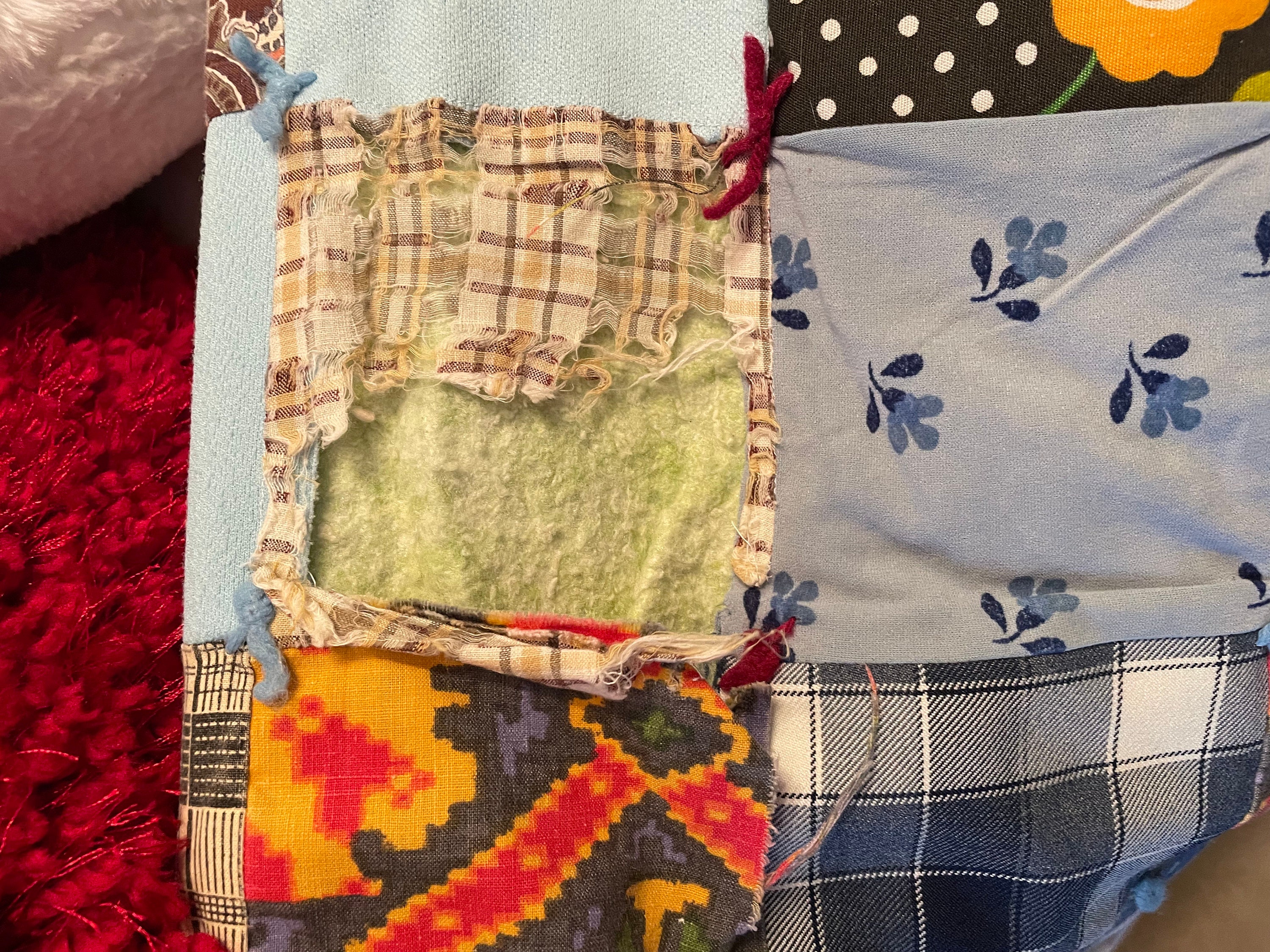 Vintage Handmade Patchwork Quilt - Etsy