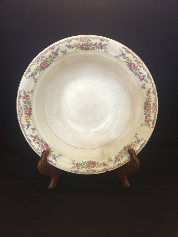 Vintage Crown Potteries Bowl - Etsy