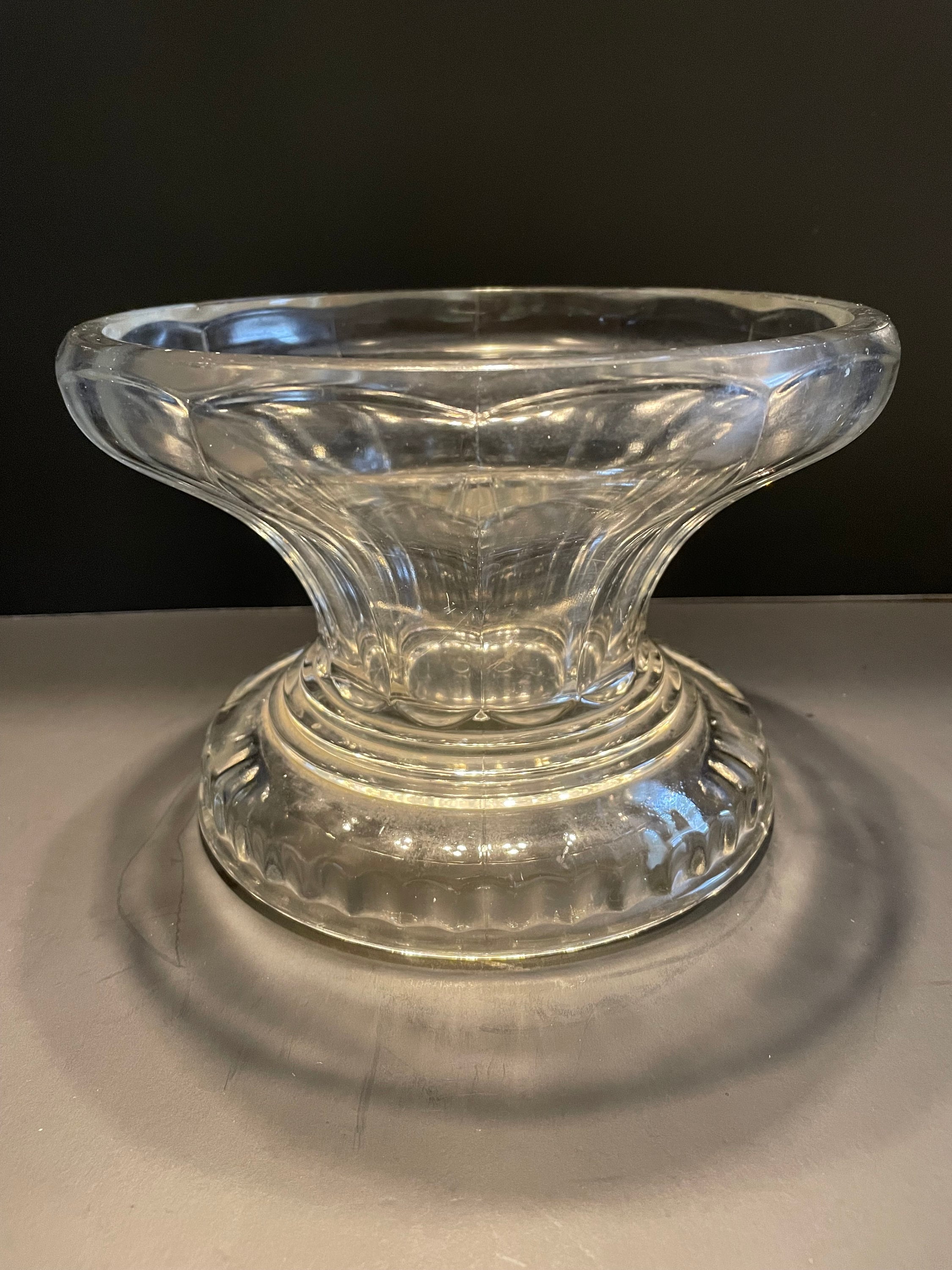 1900 Colonial Flute Glass Bowl - Etsy