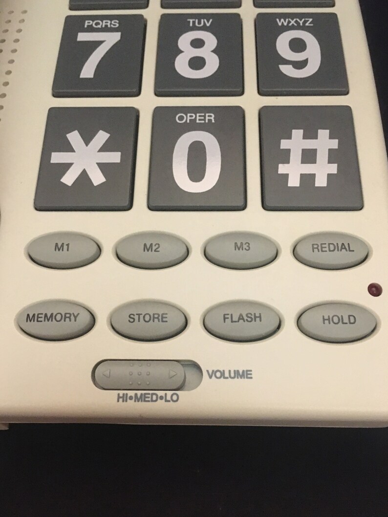 Vintage Big Button Phone | Etsy