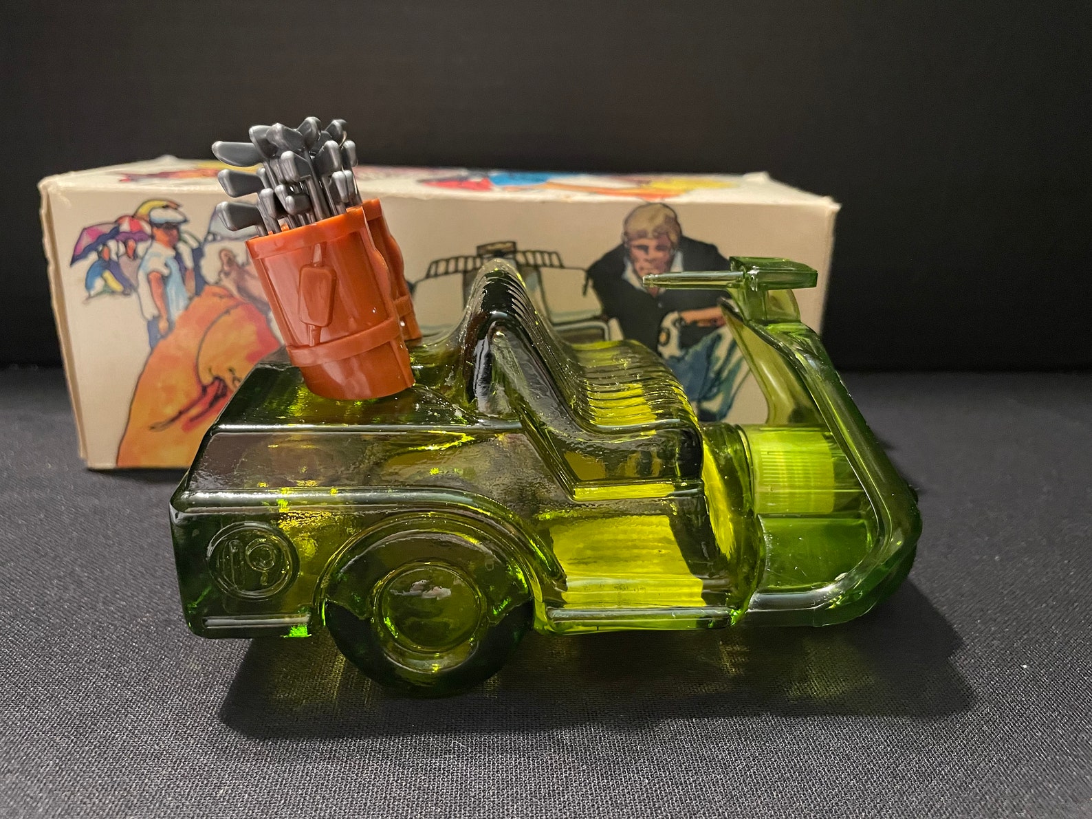 1980's avon Open Golf Cart After Shave Bottle - Etsy