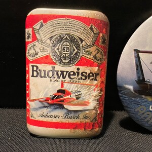 Vintage Budweiser & Miller Lite Lapel Buttons - Etsy