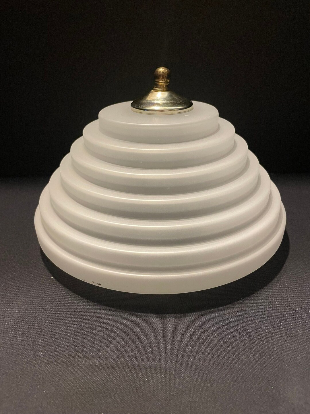 Vintage White Frosted Beehive Ceiling Light Cover - Etsy