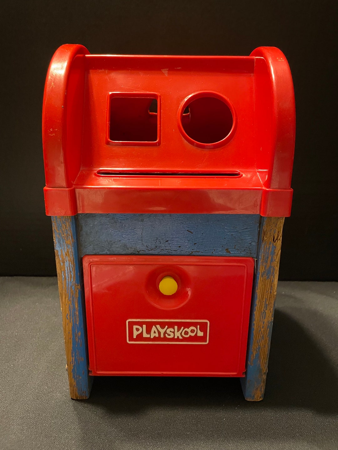 1960's Large Playskool Wood and Plastic Mailbox - Etsy