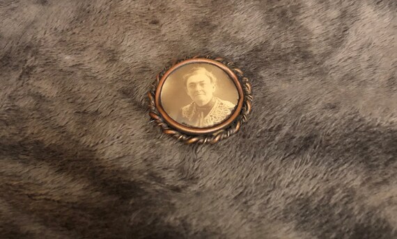 1850-1900 Civil War Picture Pin - Gem