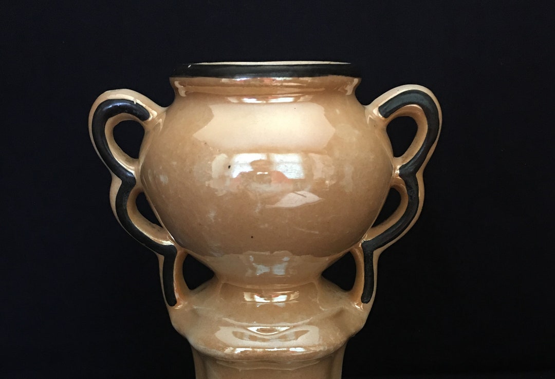 Vintage Lusterware Vase/urn - Etsy