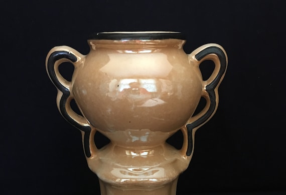 Vintage Lusterware Vase/Urn | Etsy