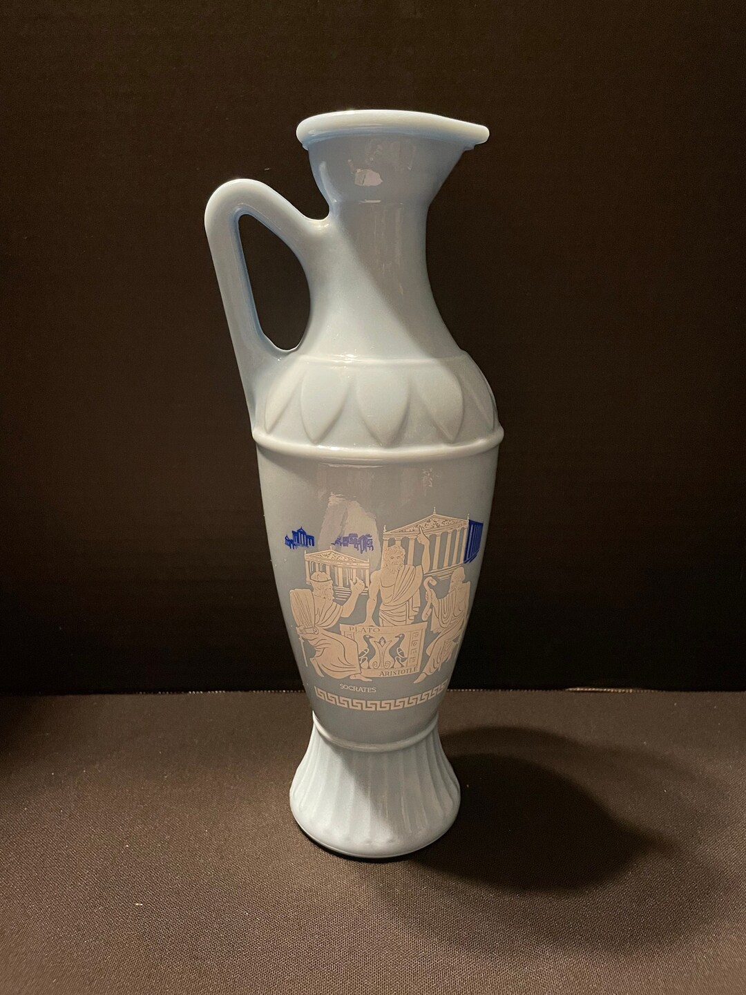 Vintage Greek Jim Beam KY Straight Bourbon Whiskey Decanter - Etsy