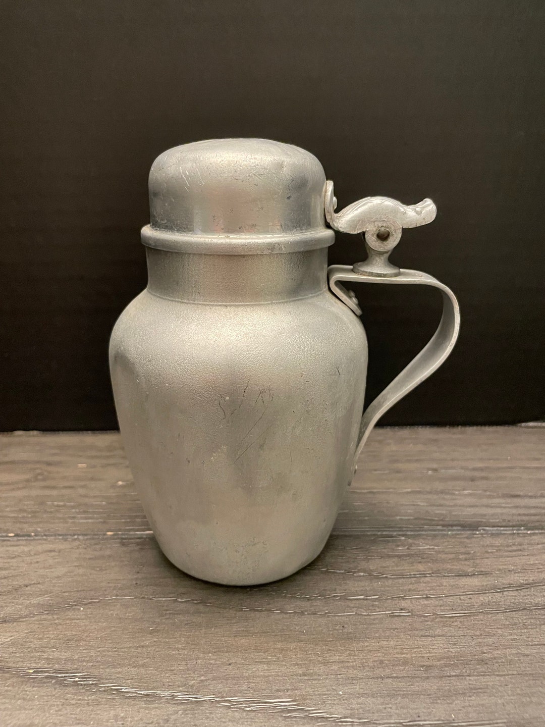Vintage Aluminum Syrup Dispenser - Etsy