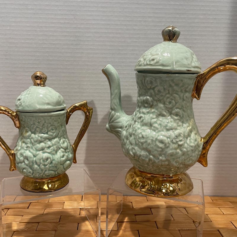 Embossed Teapot - Etsy