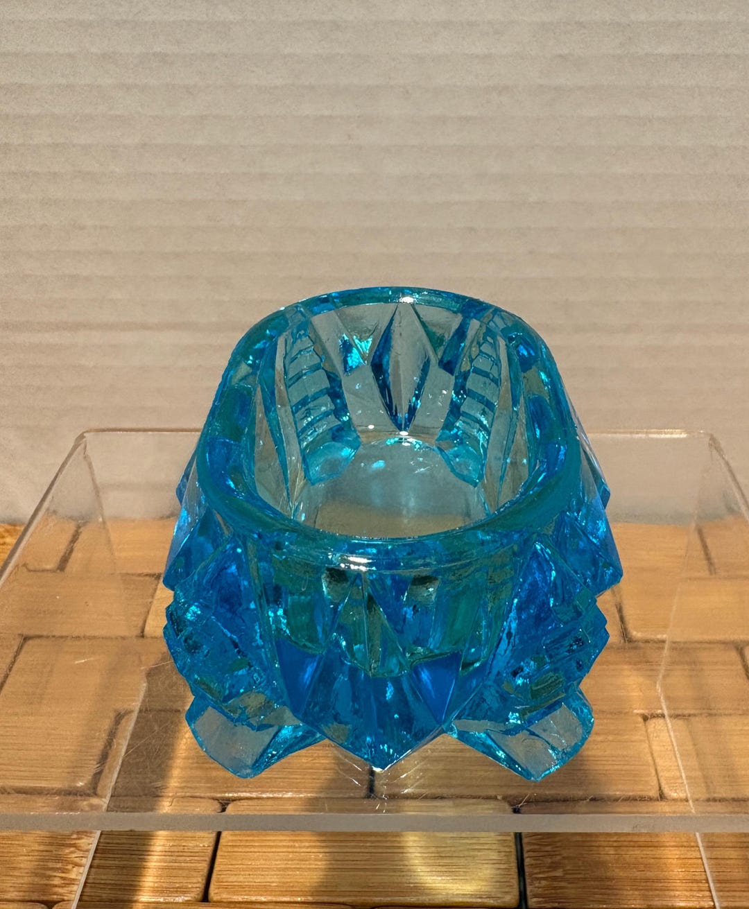 Vintage EAPG Sapphire Blue Glass Master Salt Cellar - Etsy