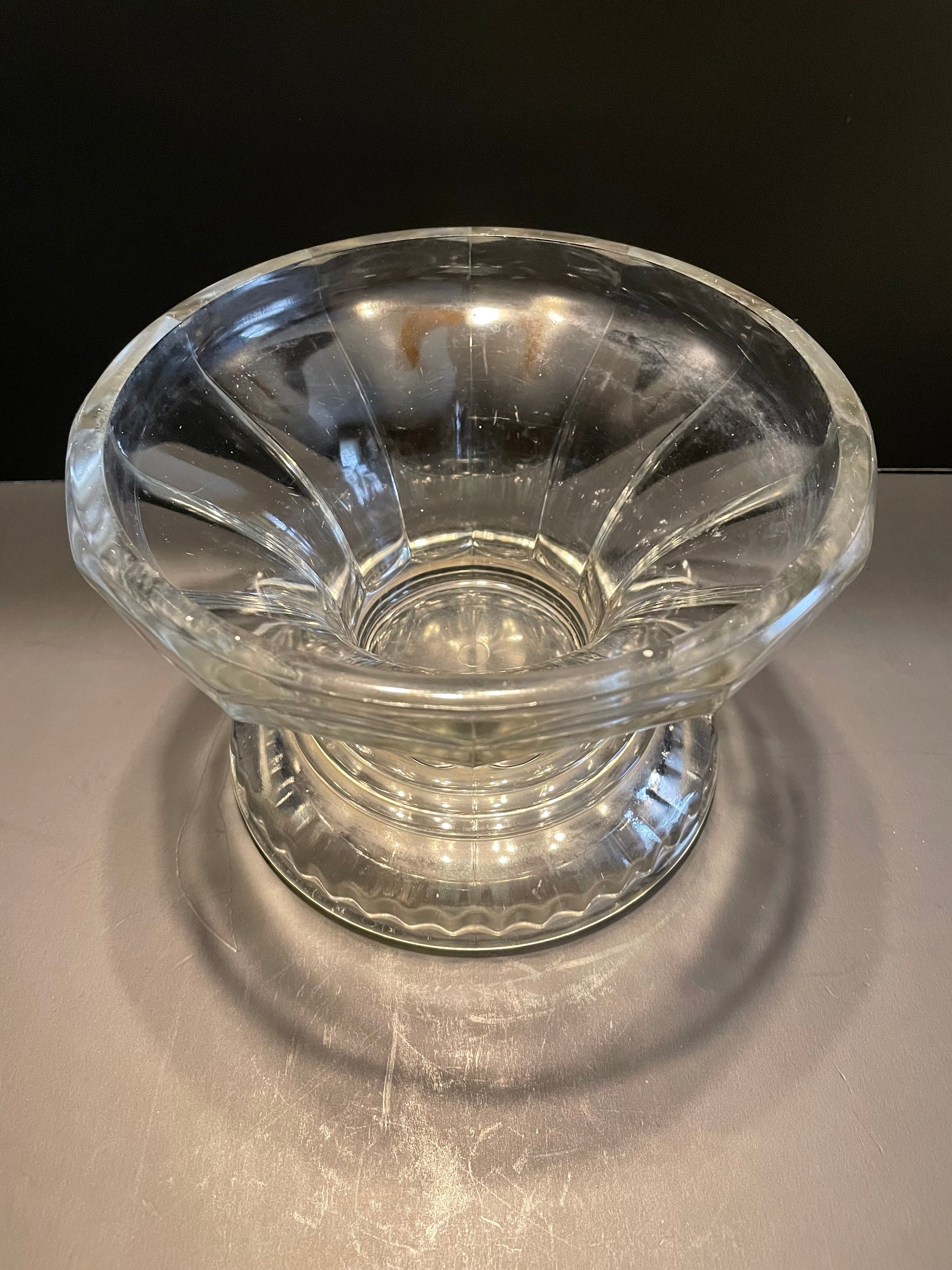 1900 Colonial Flute Glass Bowl - Etsy
