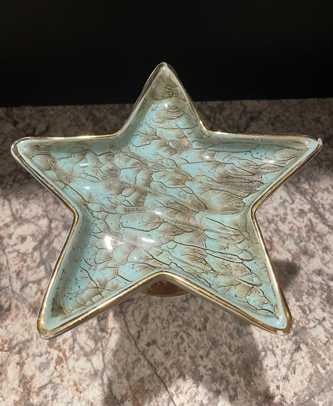 Vintage Delft Holland Glass Star Dish - Etsy